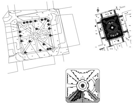 Garden Plan With Automation Block Layout Autocad File