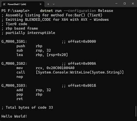 Net Vom Jit Compiler Erzeugten Assembler Code Prüfen Dwx Developer