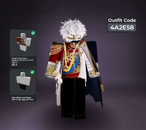 Profile Acruzifer Roblox Royal Prince Emperor King Luxury Outfit In 2025 Luxury Outfits