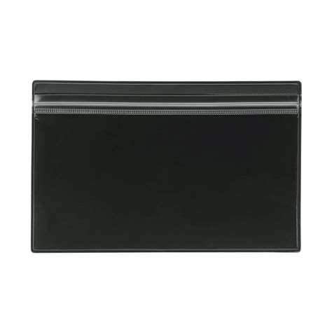 One Side Translucent Pocket Folder Dark Grey