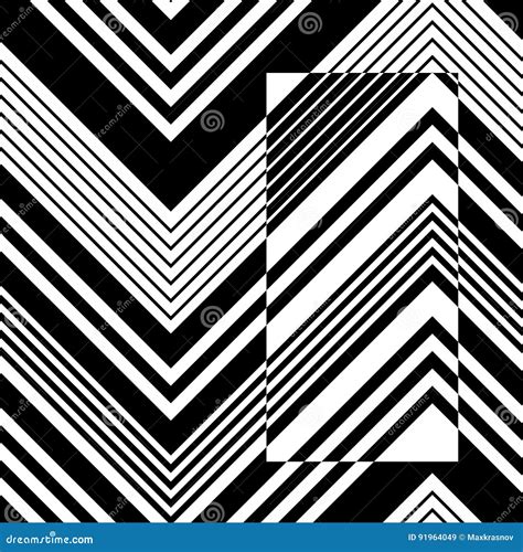 Seamless Stripe And Line Pattern Stock Vector Illustration Of Grid Fabric 91964049