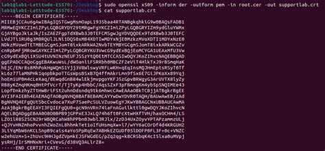 How To Install Root Certificate To Linux For Fortinac Pupuweb