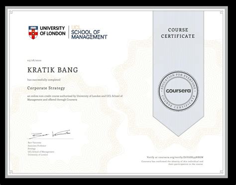 Kratik Bang On Linkedin Finance Coursera Lockdownlearning Universityoflondon