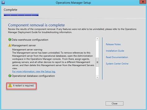 How To Uninstall Operations Manager Scom Prajwal Desai