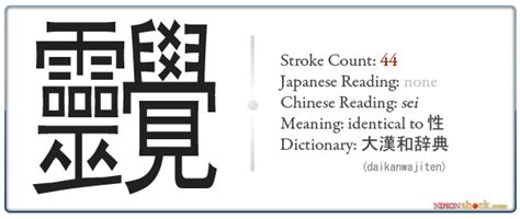 Highest Stroke Count Crazy Crazy Kanji Nihonshock
