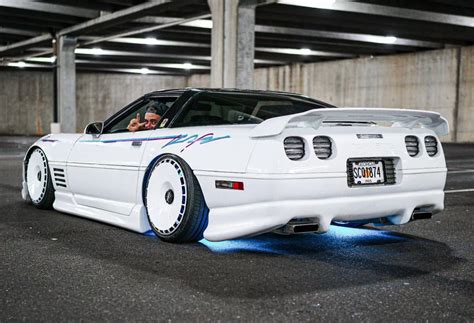 Lowered C4 Corvette