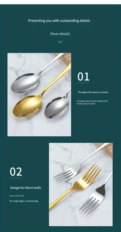 럭셔리 스테인리스 스틸 식기 세트 48피스 해머드 패턴 스테이크 나이프 포크 디저트 서양 요리용 스푼 가정 Temu Republic Of Korea