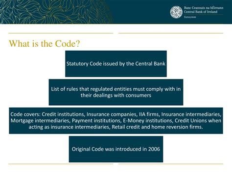 Ppt The Consumer Protection Code 2012 Powerpoint Presentation Free