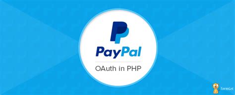 paypal oauth login using php formget