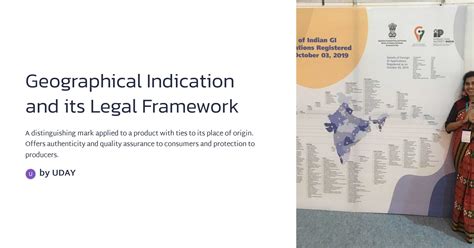Geographical Indication And Its Legal Framework