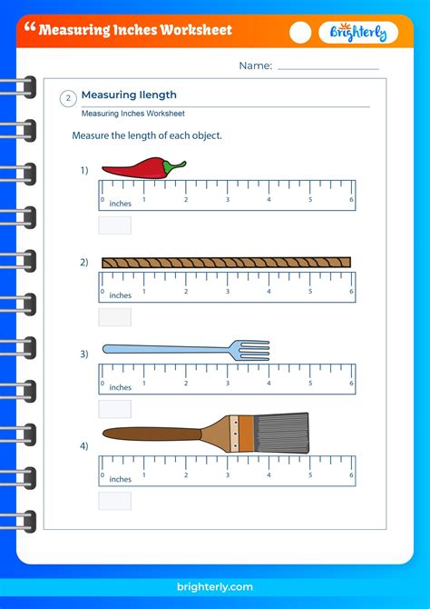 Basic Measurement Worksheets 1 Inch