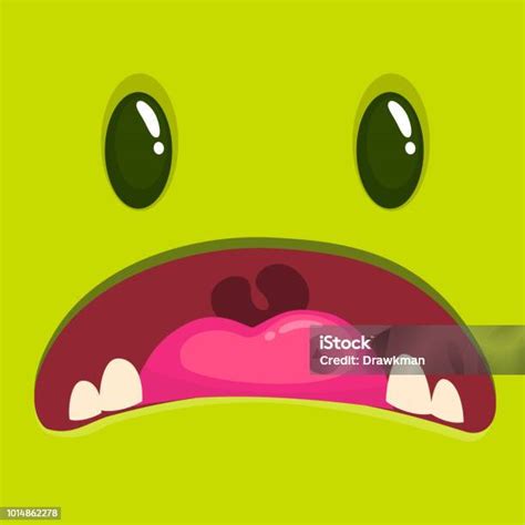 만화 화가 괴물 얼굴입니다 벡터 할로윈 녹색 괴물을 무서 워 몬스터 마스크 공포 무서움에 대한 스톡 벡터 아트 및 기타 이미지 공포 무서움 공휴일 귀신 Istock