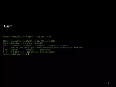 network performance measurement using iperf pptx computer
