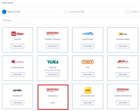 How To Setup MyFastway On EIZ Fulfillment EIZ Docs