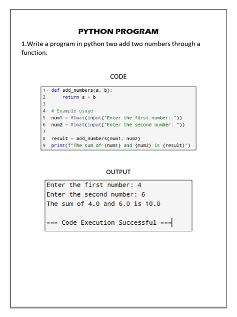 Python Program Pdf Python Programming Language Filename
