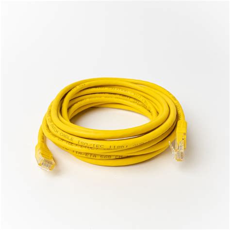 UniXtr Patch Cord Cat6 Yellow 5m Compucable
