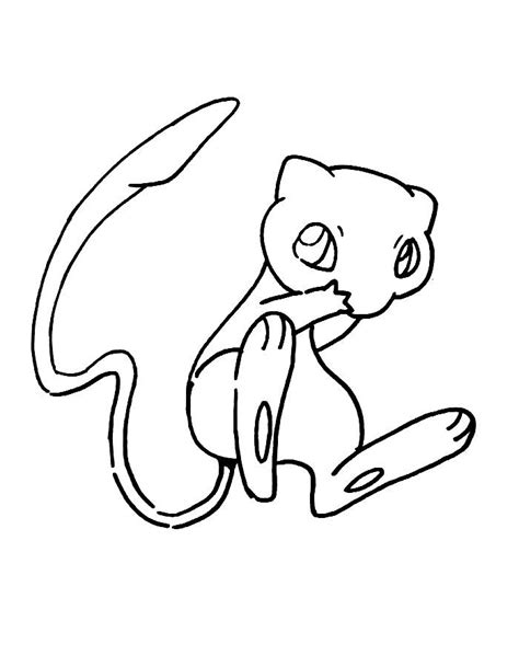Free Pokemon Coloring Pages Mew