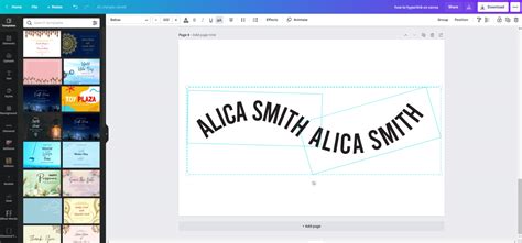 How To Curve Text In Canva (Fast And Easy!!)
