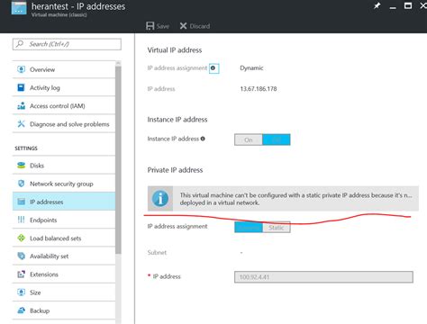 move a vm to a different network heran on azure