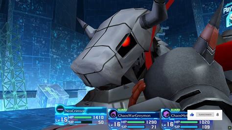 Chaoswargreymon Chaosdramon Evolve Neocrimson And Skill Digimon Cyber Sleuth Mod Youtube