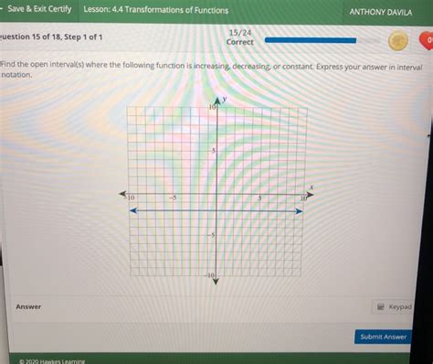 solved save and exit certify lesson 4 4 transformations of