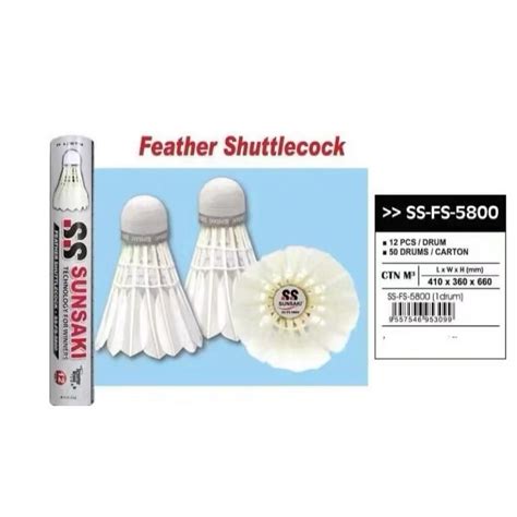 Superior Quality Tournament Grade Feather Shuttlecocks Badminton 1