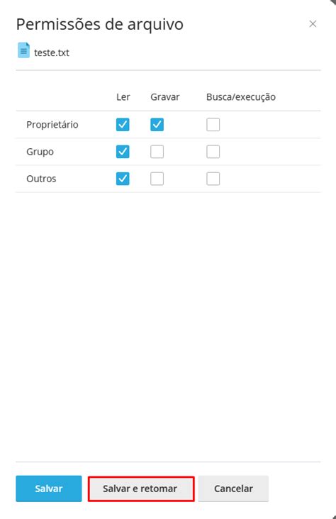 Como Alterar Permissões De Diretório No Plesk Linux Ajuda Inetweb Base De Conhecimento