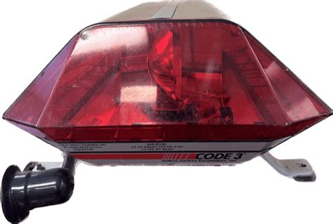 Code 3 Xl500 Beacon Model 5100 Red Mini Lightbar Resqstore
