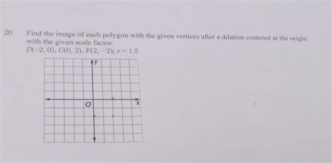 Solved Find The Image Of Each Polygon With T