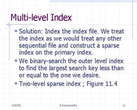 multi level index