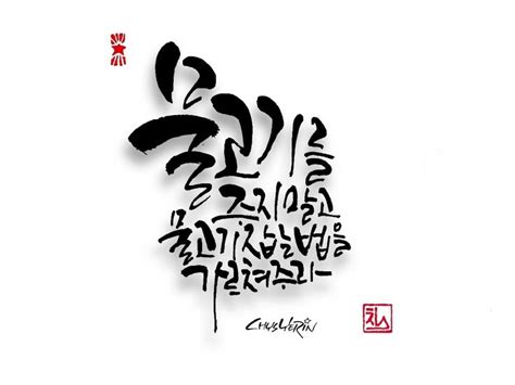 Chinese Calligraphy On White Background