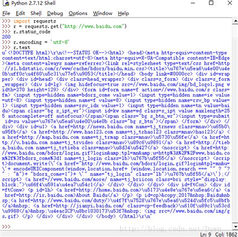 Python爬虫21requests和response的基本用法python Response用法 Csdn博客