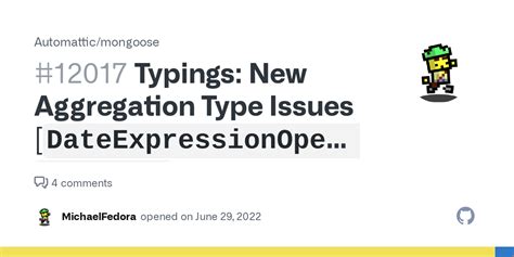 Typings New Aggregation Type Issues