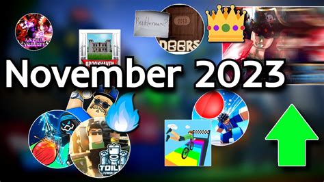 Most Played Roblox Games November 2023 Youtube