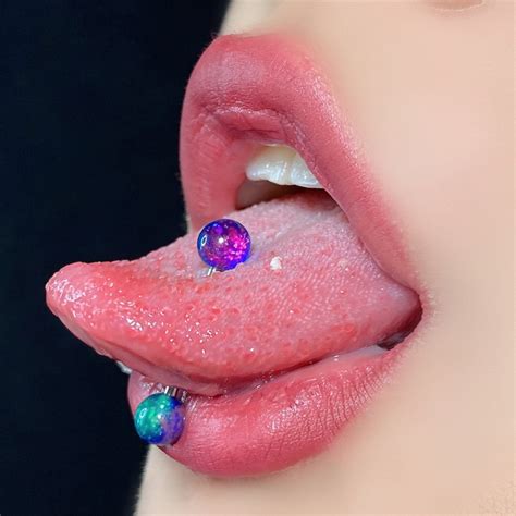 Ring Around Tongue Piercing