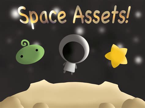 2d space game assets by longy dev