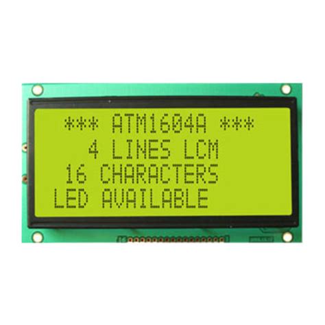 Buy Wholesale China Dot Matrix LCD Module With Yellow Green LED Backlight And S A Controller
