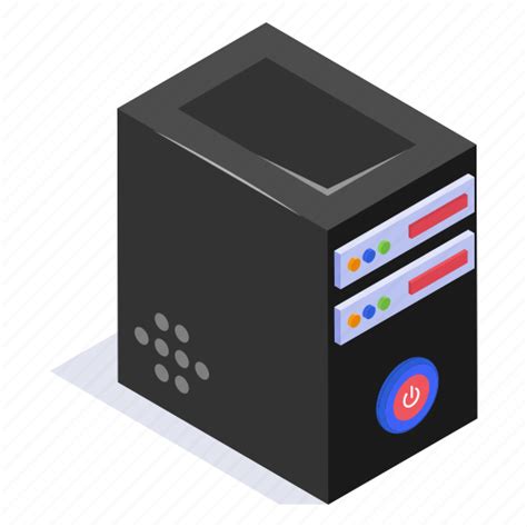 Datacenter Data Server Tower Database Management Storage Icon Download On Iconfinder