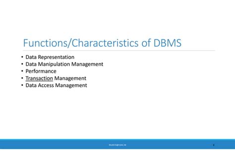 Dbms And Data Models In Introduction Ppt