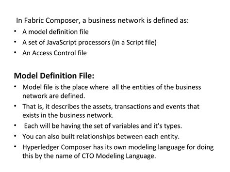Introduction To Hyperledger Composer Ppt
