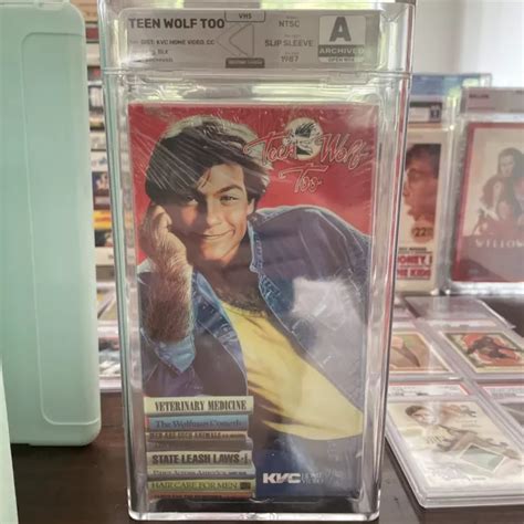 Teen Wolf Too Vhs 1987 1st Edition Jason Bateman Rewind Grading Kvc Watermarks £91 30