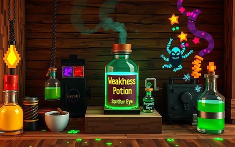 How To Make Weakness Potion Simple Steps In Minecraft