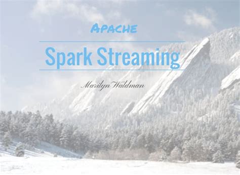 devops spark streaming ppt