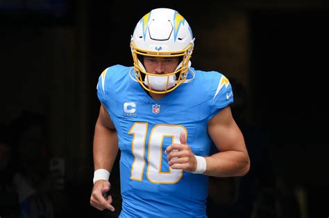 Chargers Qb Justin Herbert Listed As Questionable For Sunday Due To A