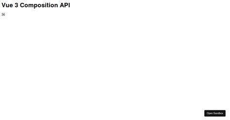 Vuecomposition Api Examples Codesandbox
