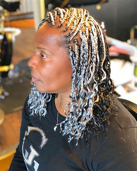 16 Grey Hair Braids Style Ideas Thrivenaija