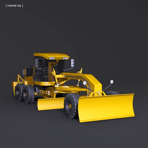 3d Model Motor Grader
