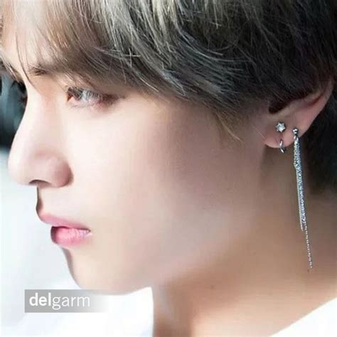 مدل گوشواره پسرانه 1401 جدید متناسب با استایل گوشواره پسرانه بدون سوراخ