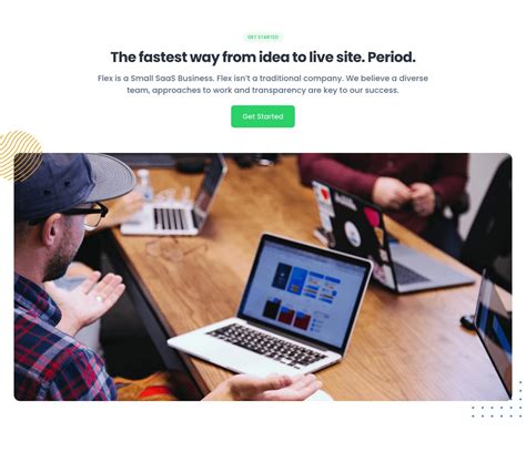 Bootstrap Call To Action Components In Flex Library