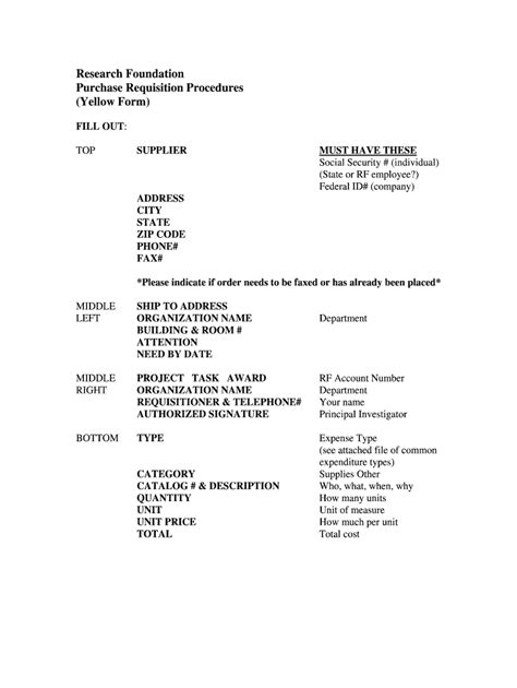 Fillable Online Cortland Purchase Requisition Procedures Cortland Fax